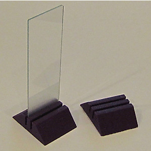 Rubidia Microscope Slides Stand, Drying Rack for Standard Slide, Lab Rest, Holder, Bench Display (2 Slides, Pack of 5)