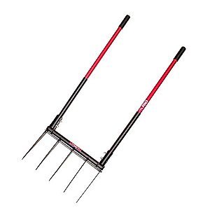 Bully Tools 92627 Broadfork with Fiberglass Handles