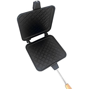 Breakfast Sandwich Maker, Grilled Cheese Pan with Removable Handle, panini press grill sandwich maker Camping bread maker waffle makers for Home Kitchen Grilled Cheese Toasted Sandwiches