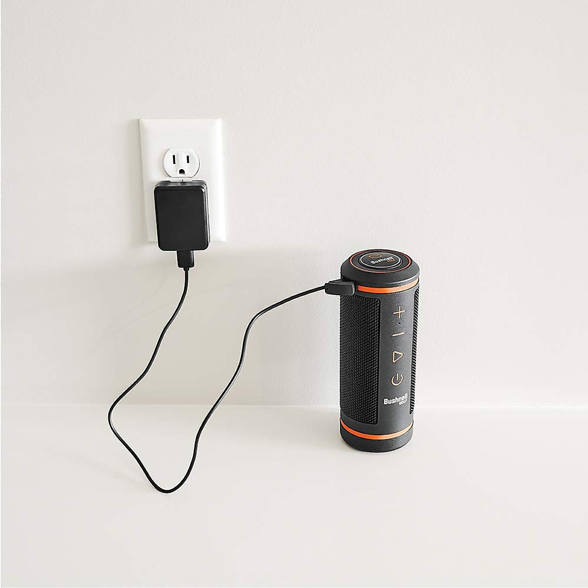 Bushnell Wingman GPS Golf Speaker Bundle - Music & Audible Distances Bluetooth Speaker for Golf Cart - Score Tracking, 3D Flyovers & 36,000+ Courses - Includes PlayBetter Protective Neoprene Pouch