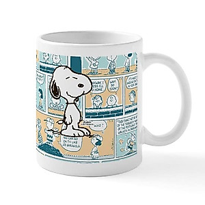 CafePress Peanuts Snoopy Comic Strip Ceramic Coffee Mug, Tea Cup 11 oz