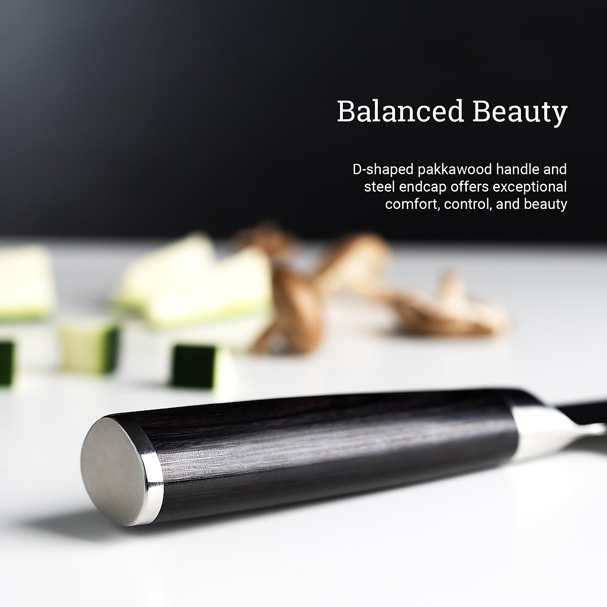 Shun Cutlery Classic 3 Piece Starter Set, Includes 8" Chef's, 3.5" Paring, 6" Utility Knife, Handcrafted Japanese Kitchen Knives, 3 sizes