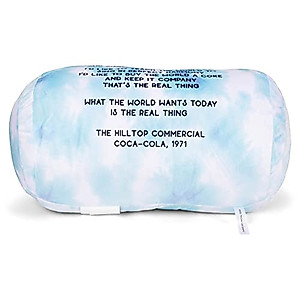 Coca Cola Unity Hilltop Retro Floral 13.5 inch Plush Fabric Throw Pillow