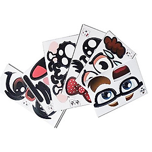 OLizee® Cute Facial Expressions Women Pregnancy Belly Stickers Maternity Photography Props(10 Sheets)