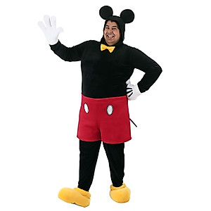 Fun Costumes Deluxe Disney Mickey Mouse Costume Adult Plus Size 2X Red