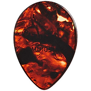Fender Classic Celluloid Guitar Picks 354 Shape, Tortoise Shell, Medium, 12-Pack