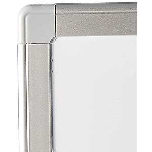 Offex Rolling Reversible Dry Erase 96"W x 40"H Double-Sided Magnetic Whiteboard with Aluminum Frame and Marker Tray - Perfect for School, Classroom, Conference and Presentation