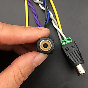 ALLMOST 10pin Power Harness Plug RCA Compatible with Pioneer TS-WX1210A TS-WX1010A TS-WX300A TS-WX300TA 01.45-18200-A01, White