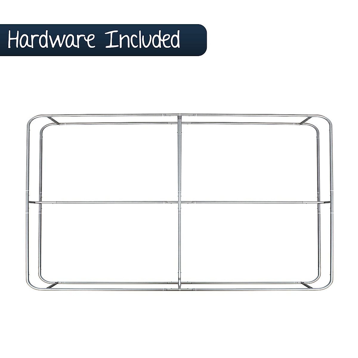 Wall Box Fabric Displays Portable Promotional Stand Aluminum Coated Frames – Best Use for Trade Shows, Indoor Exhibitions, Events, Retail Stores, Malls (Double Sided Print, 20' x 10')