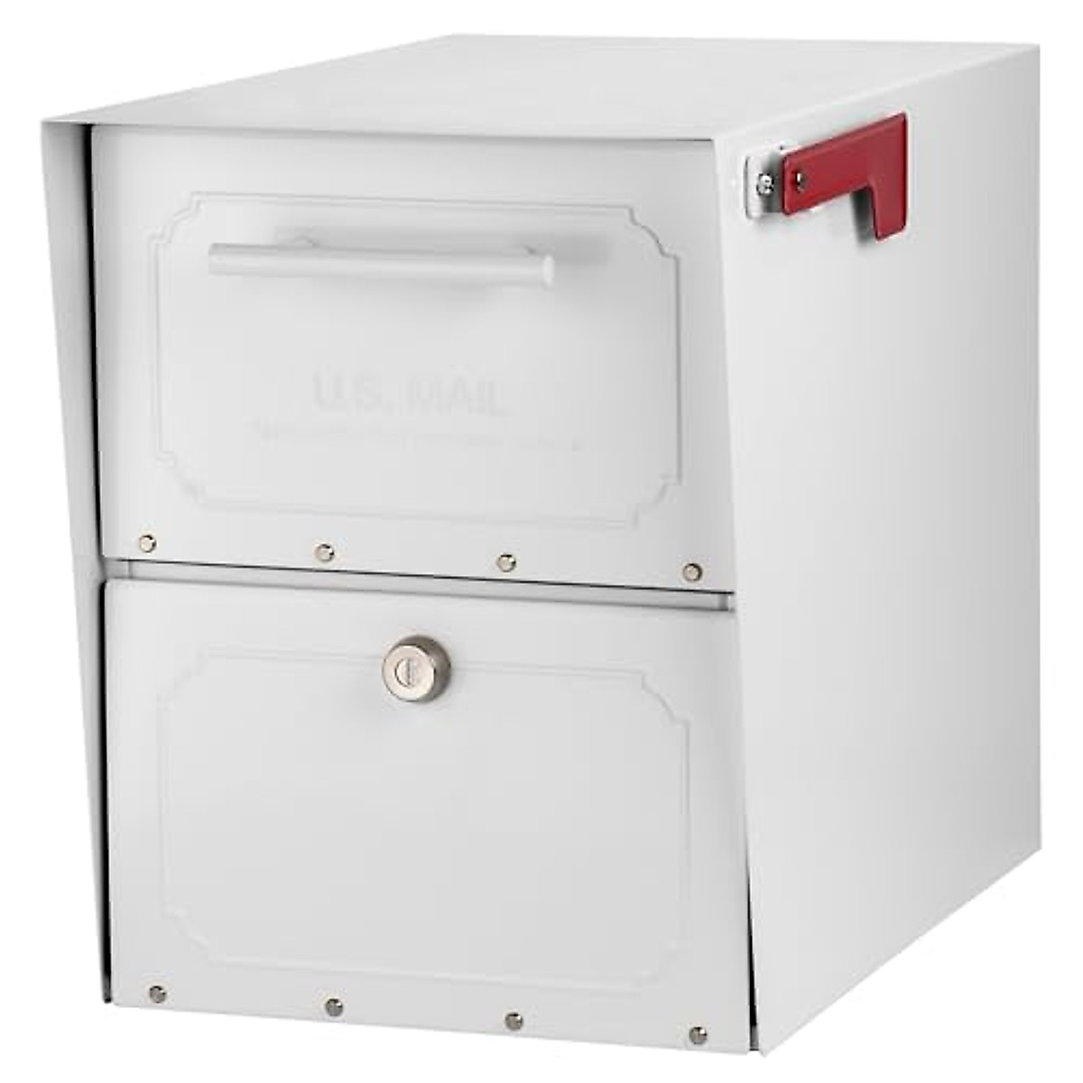 Architectural Mailboxes Oasis Classic Large High Security Parcel Mailbox, White