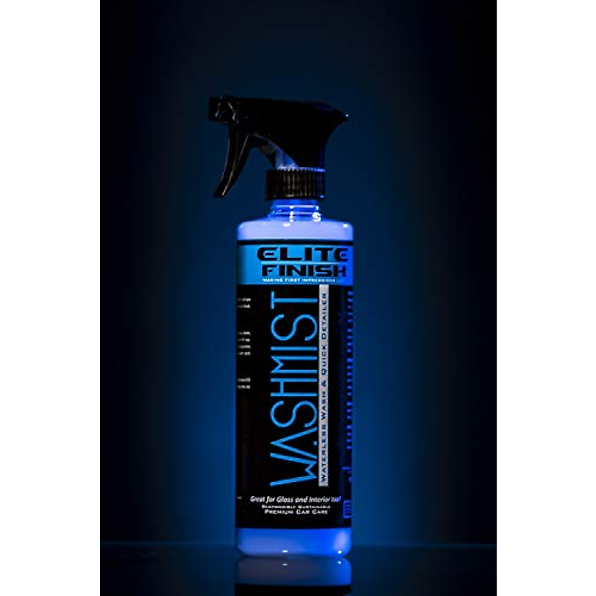 WashMist Waterless Car Wash Kit - Evolutionary Hydrophobic Polymer Technology - Eco-Friendly - Fast Easy to use; Clean Shine, virtually Anywhere, Anytime!