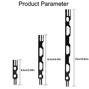 PellKing (12 Pcs) Aluminum Alloy Extension Arm Kit for for Insta360 One X3,X2,X,Metal Bike Mount Helmet Sticker Extension Arm Mount with Metal 1/4''Adapter,GoPro Hero 10/9/8/7/6/5,and More