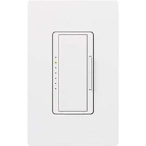 Lutron Maestro Digital Dimmer Switch for Electronic Low-Voltage, 600-Watt Multi-Location, MAELV-600-WH, White