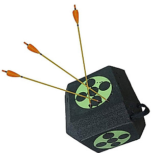 Nicedea, Training Target Square 3D Target Cube 6Sided Foam Arrow Dice SelfHealing Broadhead Target, Black