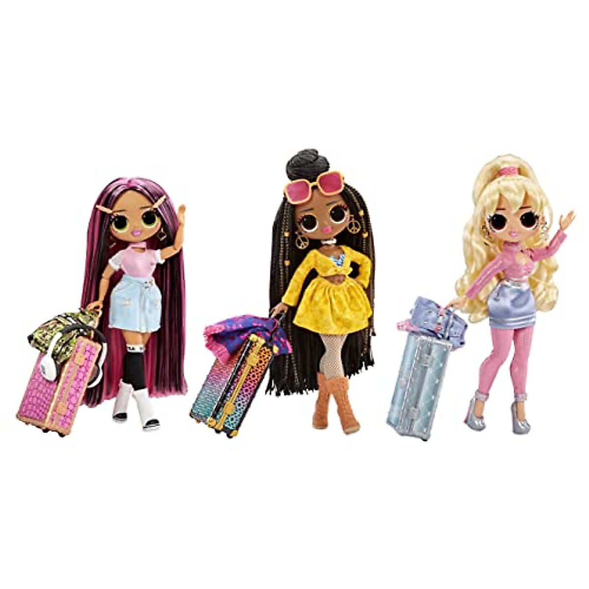 LOL Surprise OMG World Travel™ Fly Gurl Fashion Doll with 15 Surprises Including Fashion Outfit, Accessories and Reusable Playset – Great Gift for Girls Ages 4+