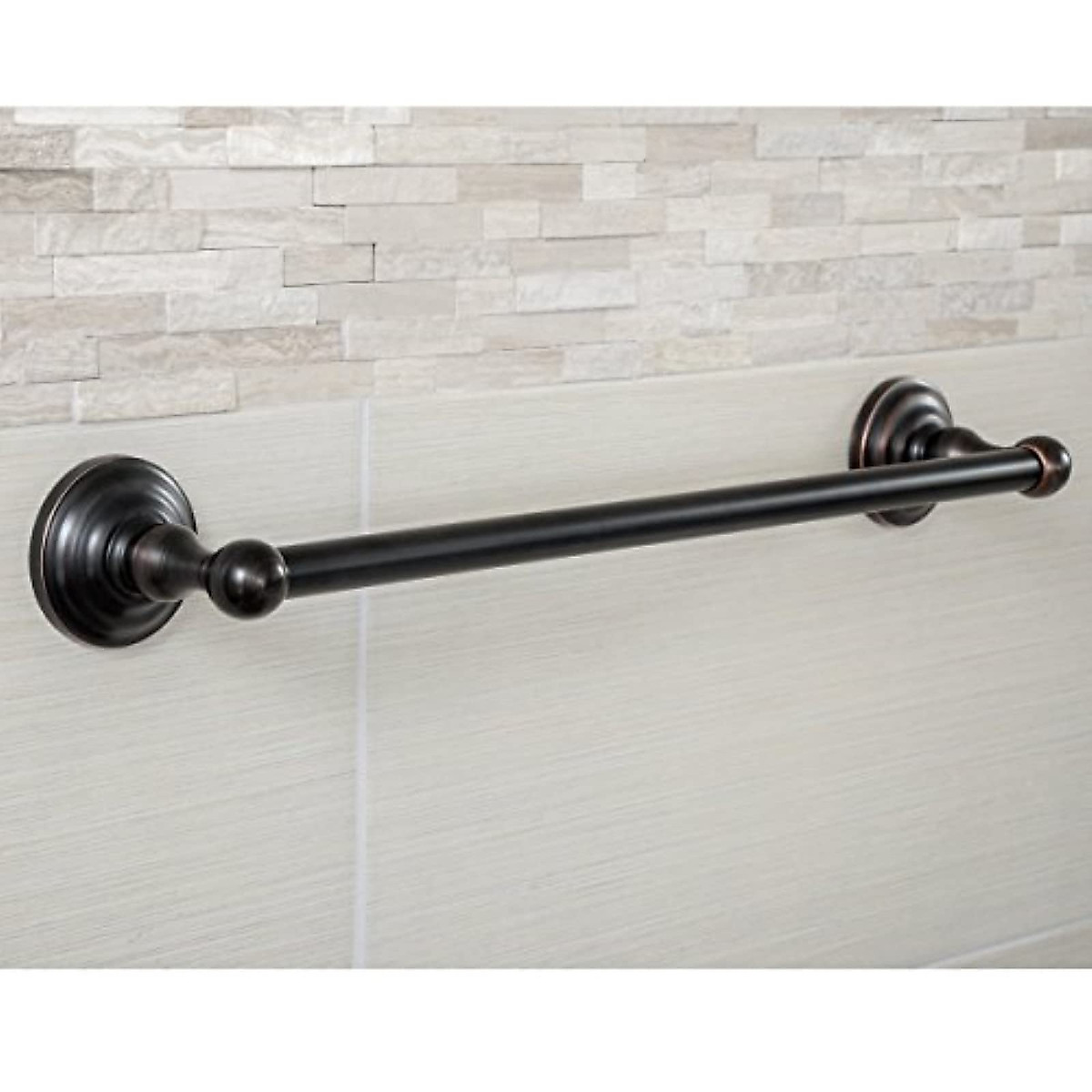 South Main Hardware Traditional Towel Bar - Oil Rubbed Bronze - 18-Inch