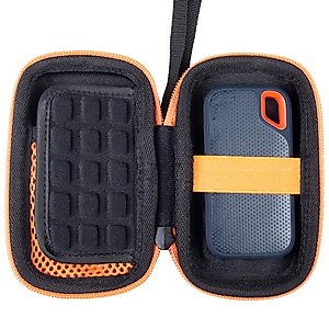 Khanka Hard Case replacement for SanDisk Extreme PRO Portable External SSD 250GB/500GB/1TB/2TB External Solid State Drive Carrying Travel Bag