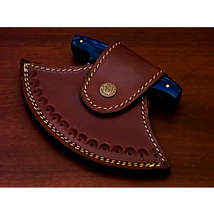 Handmade D2 Steel Chef Kitchen Ulu Knife Heavy Duty D2 Steel Comes With Leather Sheath Full Tang 1085