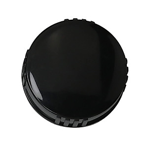 MEETOOT 12pcs Phenolic Resin Cover 28mm Black Poly Seal Screw Caps for Daily Chemicals, Food, Cosmetics Bottles