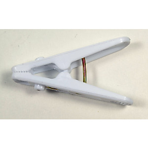 White Plastic Laundry Clothes Pins Home Aide Set of 36