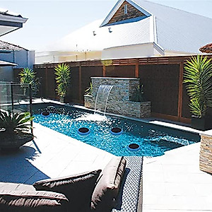 DERCLIVE Solar Light Underwater Solar Light Floating Pond for Swimming Pool Garden Decoration Underwater Solar Light Underwater Solar Light for Swimming Pool Garden Decoration. Colors Solar Light und