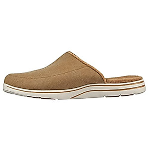 Skechers Men's Gowalk Arch Fit Lounge-Comfy Indoor Outdoor Athletic House Shoe Slippers, Wheat, 8.5