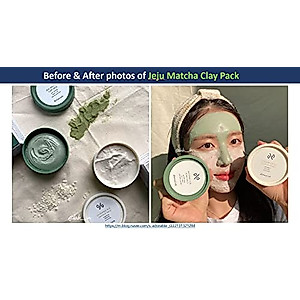 Dr.Ceuracle Jeju Island Matcha Clay PackㅣKorean Facial Mask Purifying PoreㅣRemoves Blackheads, Detoxifying, CleansingㅣGreen Tea Mud Mask Tightening for Youthful & Hydrating Skinㅣleegeehaam (119g)