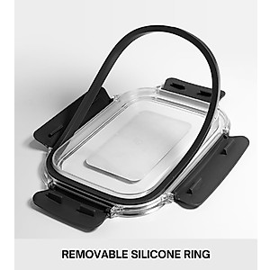 24/7 BAGS 6 Set Quad Lock Airtight Pantry Storage Containers, Leak Proof, BPA Free, Freezer Storage Safe, (Herbs, Tea, Spices, Coffee, Sugar, and More) 3 Sizes, 2 sets each