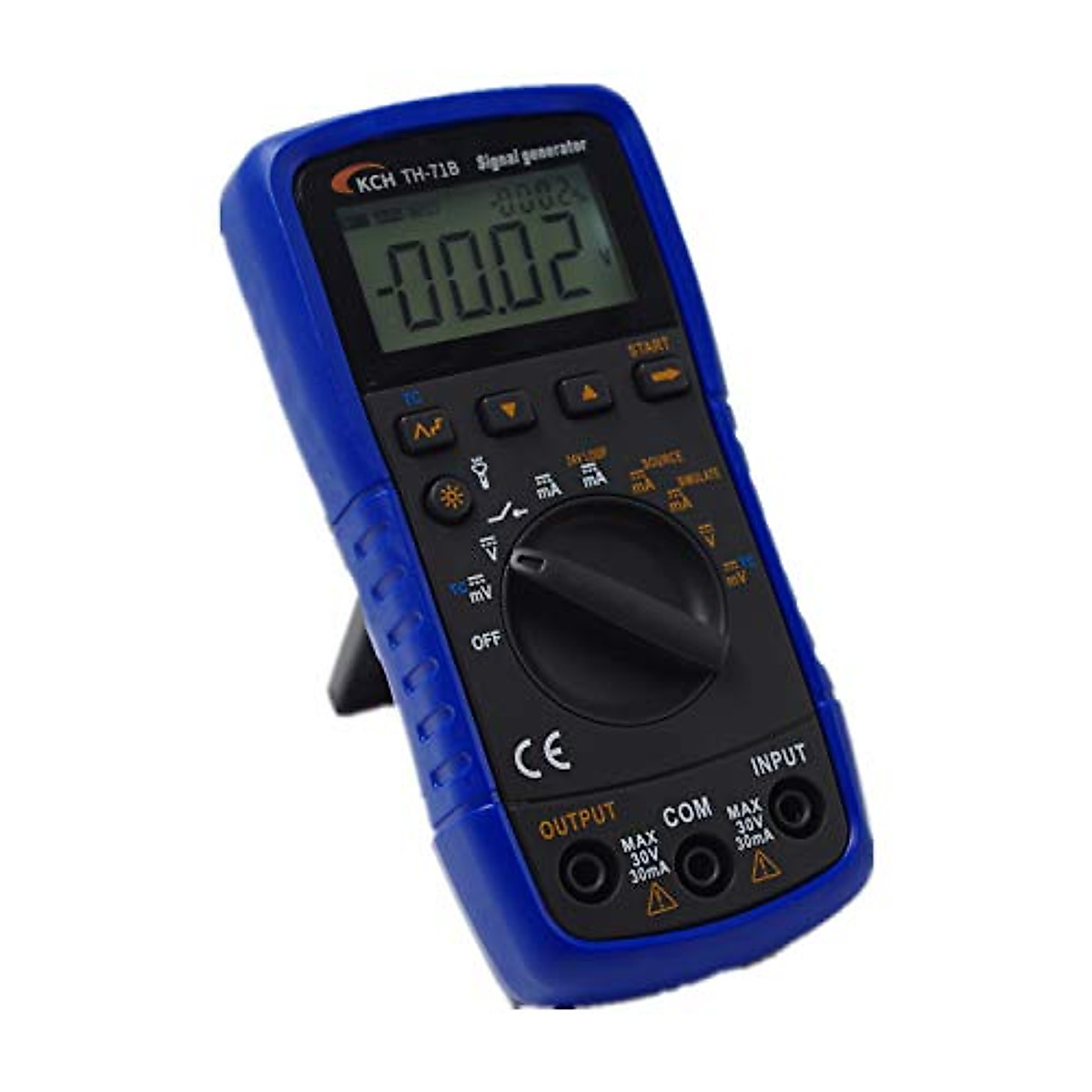 TestHelper TH-71B Handheld Signal Generator Source Simulator Meter,DC Voltage Current Thermocouple K/E/J/T/B/R/S/N,24V Loop,V / mA Step Output
