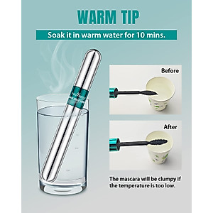 NaSeny 2in1 Vibely Mascara Lash Cosmetics Waterproof Black Volume And Length Thickening And Lengthening Dual Effect 5X Longer Mascara Smudge-Proof Non Clumping