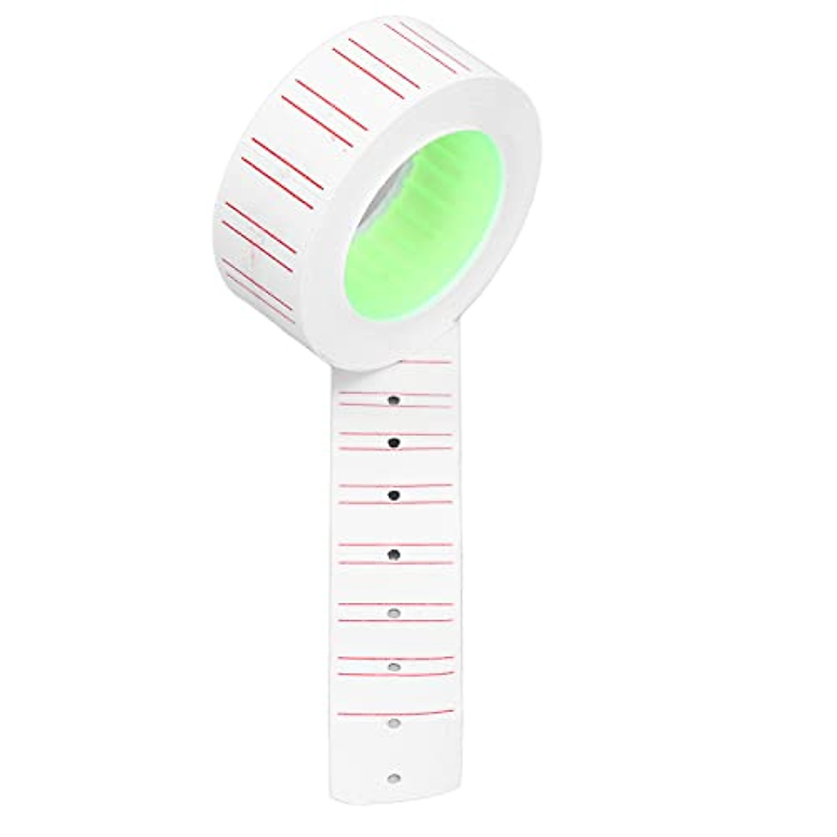 Jopwkuin Price Tag Labels, Clear Printing Quick Drying Ink Paper Price Stickers Smooth Output with Red Lines for MX5500 Labeller