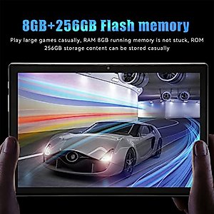 Tablet, 5.0 Gold Octa Core Processor 10.1 Inch Tablet 8MP Front 16MP Rear 100-240V for Kids for Android 12 for Learning (US Plug)