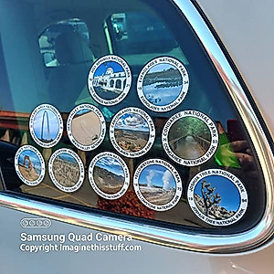 All 63 National Park Stickers - 3 inches Each