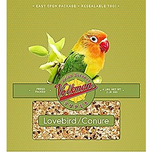 Volkman Avian Science Lovebird & Conure Bird Seed 4 Lb