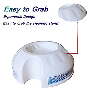 DEF Pool Cleaning Stand GLX-CELLSTAND Replacement for All Hayward and 520670 IntelliChlor Acid Washing Kit White Heavy Duty Plastic