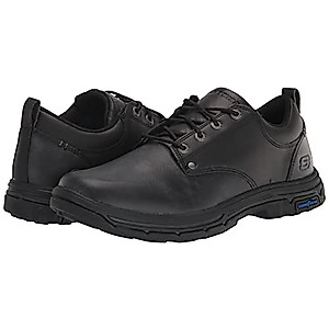 Skechers USA Men's Men's Segment 2.0 Goodyear Rubber Low Profile Round Toe Lace Up Oxford, Blk, 10