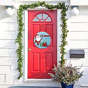 JOICEE 6PACK Wood Circles for Crafts，14 Inch Unfinished Wood Rounds Discs for Door Hanger Sign Blank, DIY Wooden Discs for Crafts Painting and Christmas Halloween Decoration