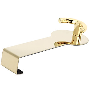 Tbest Stainless Steel Drawer Hook Back Door Hook Hanger for Office Clothes Bag Organizer(Gold) Gold Over Door Hanger,Over Door Hook Gold,Gold Over Door Hook (Gold)