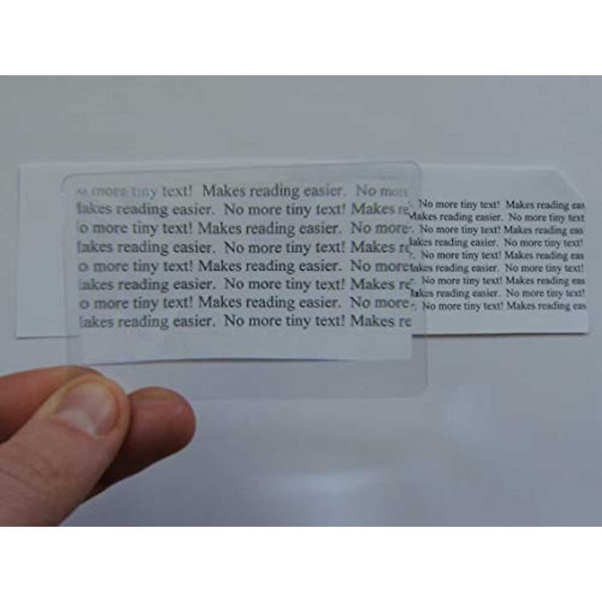 Lot of 12 OpticLens Brand Credit Card Sized Magnifying Lenses. Wholesale Lot - 300% Fresnel Magnifier