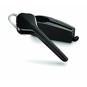 Plantronics Voyager Edge Wireless and Hands-Free Bluetooth Headset - Compatible with iPhone, Android, and Other Leading Smartphones - Carbon Black