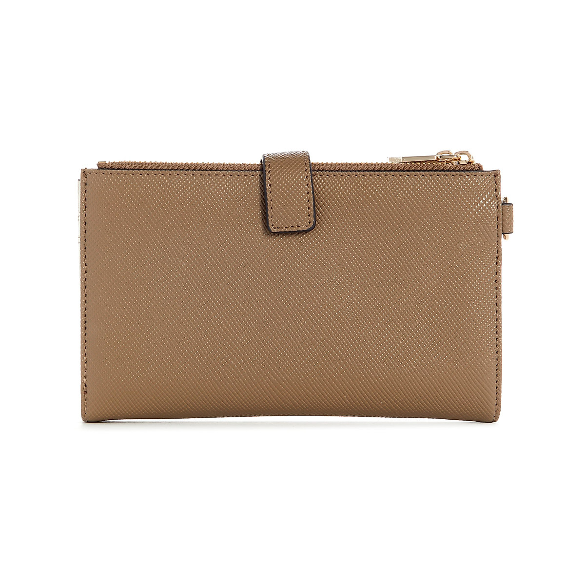 GUESS womens Laurel Double Zip Organizer Wallet, Light Rose, one size US