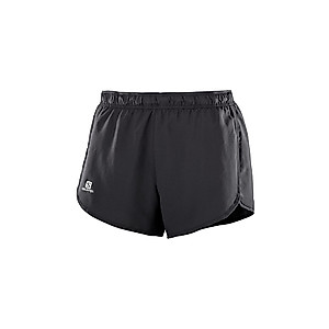 Salomon Women's Agile Running Shorts, Black, XS