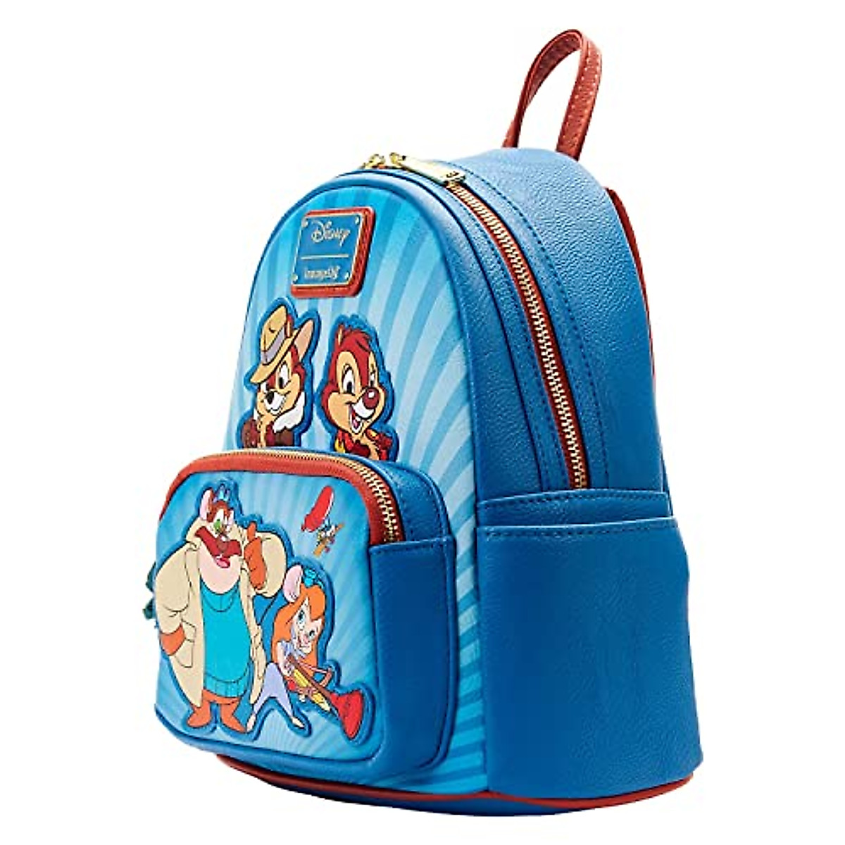 Loungefly Disney Chip and Dale Rescue Rangers Womens Double Strap Shoulder Bag Mini Backpack Purse…