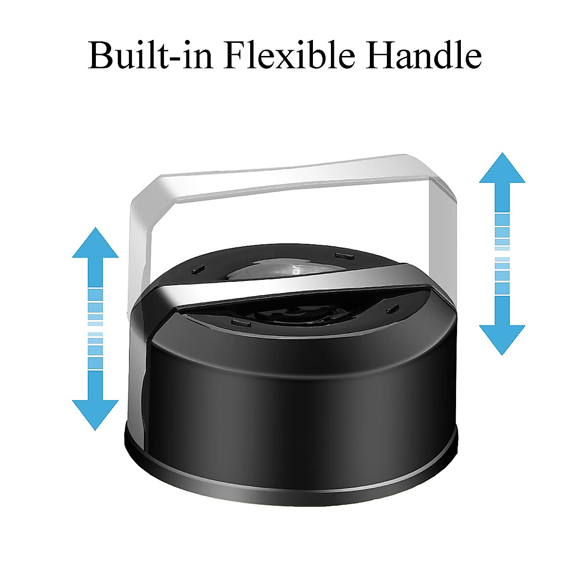 Soup Thermos Food Jar Insulated Lunch Container Bento Box for Cold Hot Food 27oz Food Flask Wide Mouth Stainless Steel Vacuum Lunch Box for Kids Adult with Spoon Flexible Handle Leak Proof – Blue