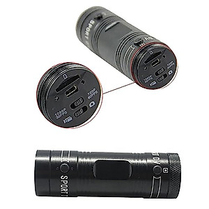 GRABLOOM Bicycles Motorbike Helmets Camera Waterproof Bike Car Video Recorder Sports Action Camera Video Camcorders Durable Bike Video Camera Outdoor Camera Waterproof Bike Accessory