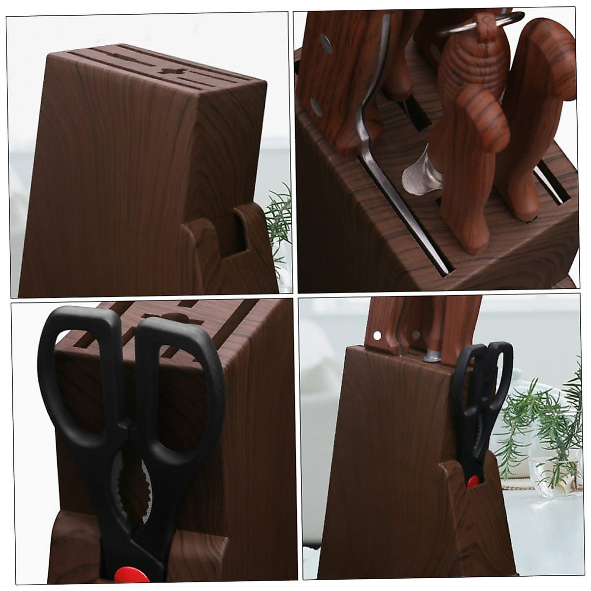 HONMEET 1pc Knife Holder Utensils Utensil Holder Drawer Desktop Drawer Plastic Storage Rack Sharpening Holder Cutlery Block Holder Kitchenware Storage Rack Household Cutter Rack Shelf