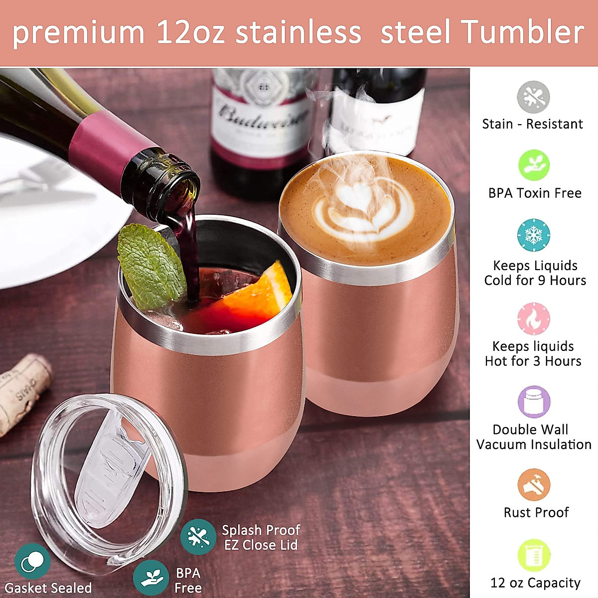 60th Birthday Decorations Gifts for Women Including Crown, Sash, Cake Topper, Candles and 12oz Wine or Coffee Tumbler Mug with Lid, Gifts for 60 Year Old Woman