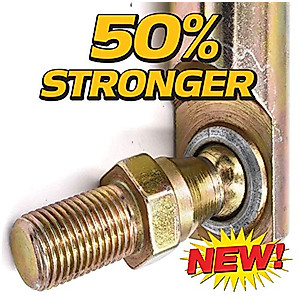 HD Switch 2 Pack 3/8" x 7/16" Ball Joint Tie Rod fits MTD Cub Cadet Troy-Bilt Toro Garden Tractors with Tough Crimped End Upgrade