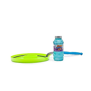Gazillion Bubbles Incredible Bubble Wand - Make Gigantic Bubbles & Delight Friends W/ 16 Oz Giant Bubble Solution - For Age 3+