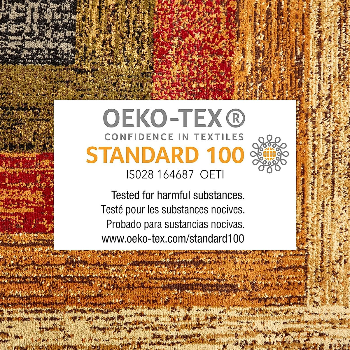 Home Dynamix Royalty Vega Contemporary Geometric Area Rug, Black/Brown, 7'8"x10'4"